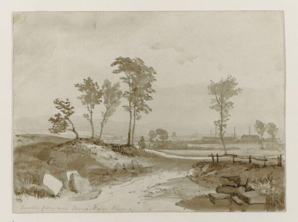 Newton from near Tower, Gorse Hall | Leech, Helen | V&A Explore The ...