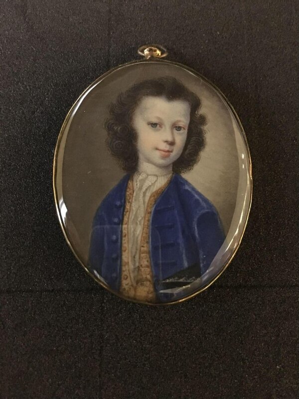 Portrait miniature of a boy | Lacon, John | V&A Explore The Collections