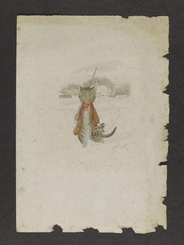 Kitten carrying game; illustration to 'The White Cat' | Beatrix Potter ...