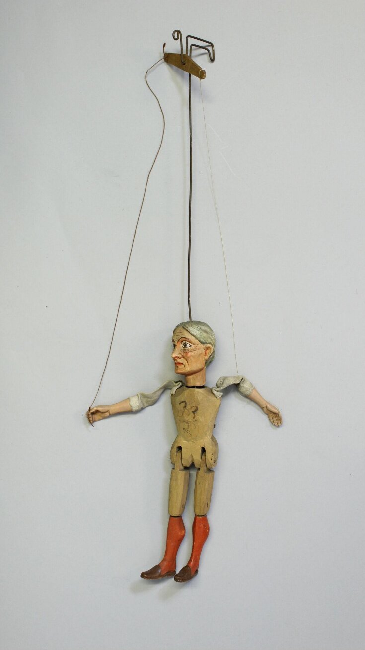 Czech rod puppet of Eba's mother | Unknown | V&A Explore The Collections