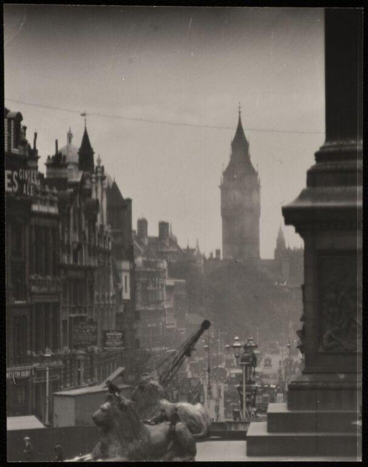 Westminster, Smith Square, Big Ben from Trafalgar Square | Hoppé, Emil ...