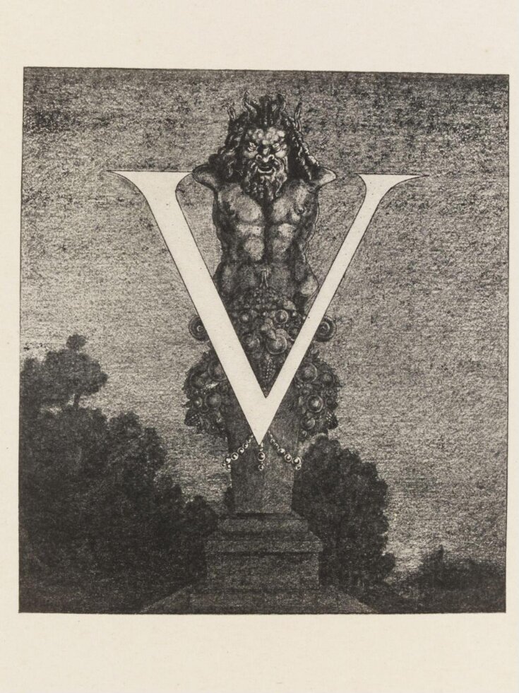 Volpone Initial 'V' | Aubrey Beardsley | V&A Explore The Collections