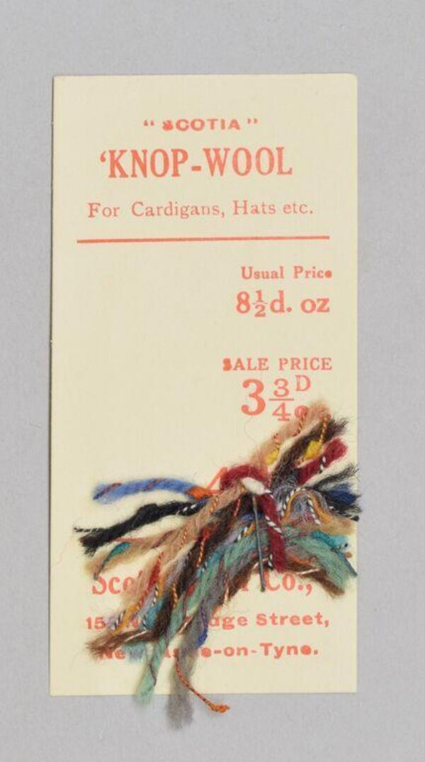 Yarn Sample Card | V&A Explore The Collections