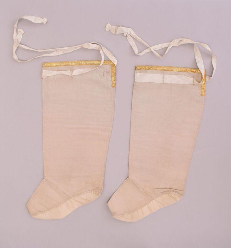 Pair of Buskins | James, Raymond (Dom) | V&A Explore The Collections