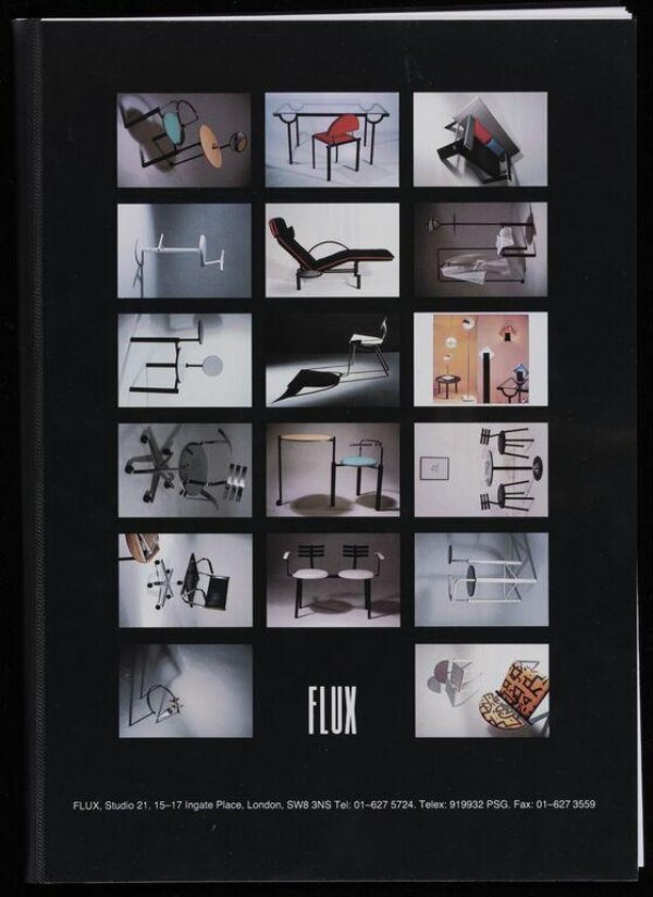 Flux. Transparent melinex binder of advertising sheets (9) etc. | Paul ...