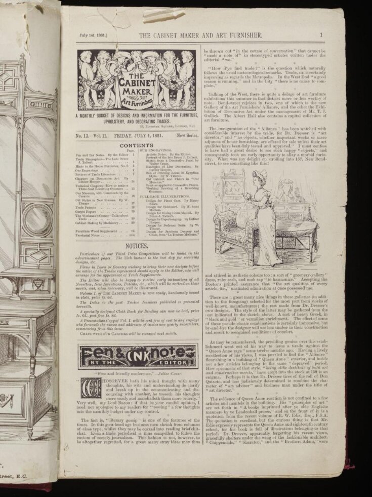 The Cabinet maker and art furnisher | V&A Explore The Collections