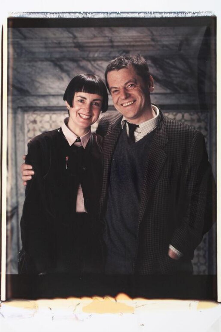 Double portrait of Helen Chadwick (1953-1996) and Michael Schmidt (b ...