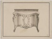 Design for a commode attributed to Thomas Chippendale | Thomas ...