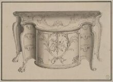 Design for a commode attributed to Thomas Chippendale | | Thomas ...