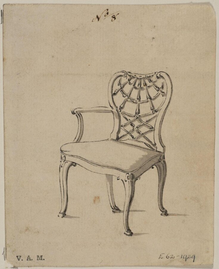 Design for a Chair From A Miscellaneous Collection of Original Designs ...
