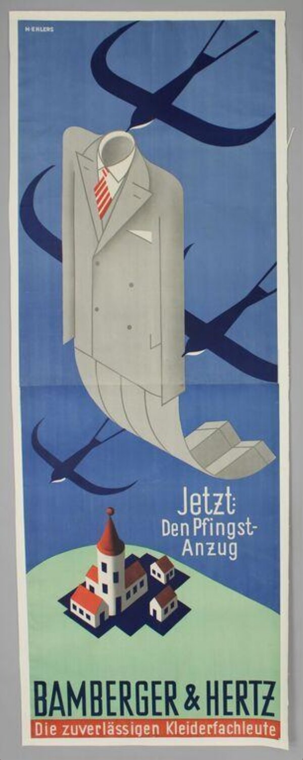 Poster advertising Bamberger & Hertz | Ehlers, Henry | V&A Explore The ...