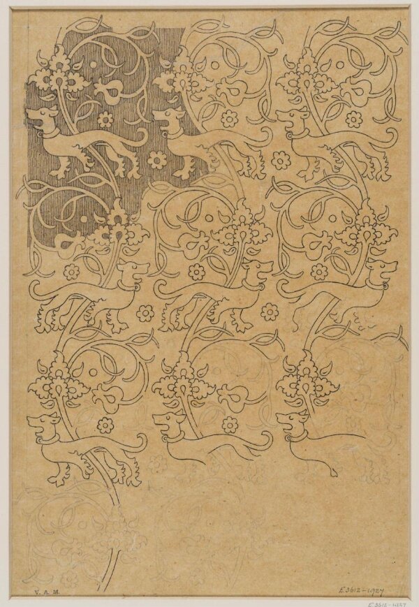 Drawing of a rood screen | James Richardson Holliday | V&A Explore The ...