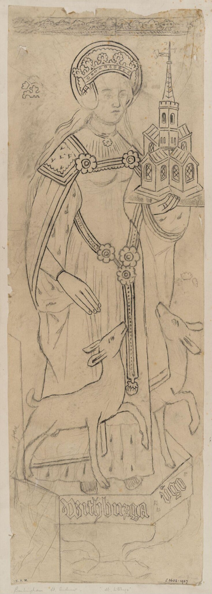 Drawing of a rood screen | James Richardson Holliday | V&A Explore The ...