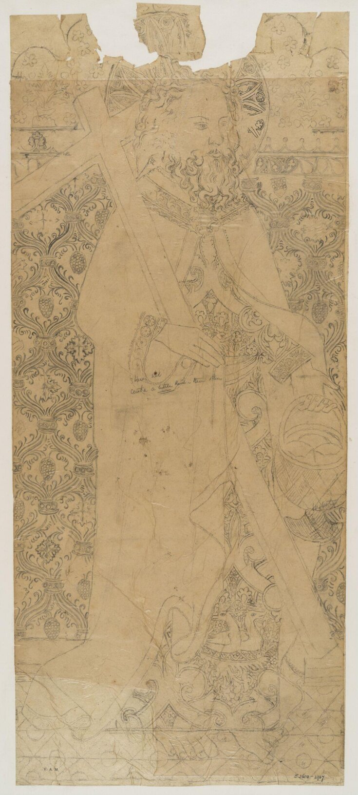 Drawing of a rood screen | James Richardson Holliday | V&A Explore The ...