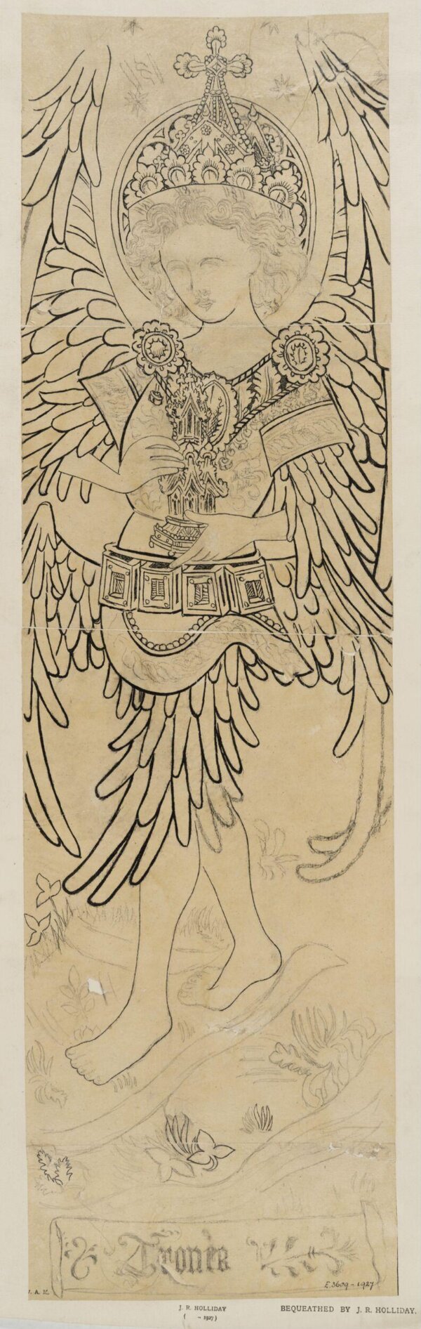 Drawing of a rood screen | James Richardson Holliday | V&A Explore The ...