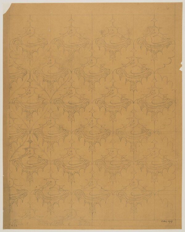 Drawing of a rood screen | James Richardson Holliday | V&A Explore The ...