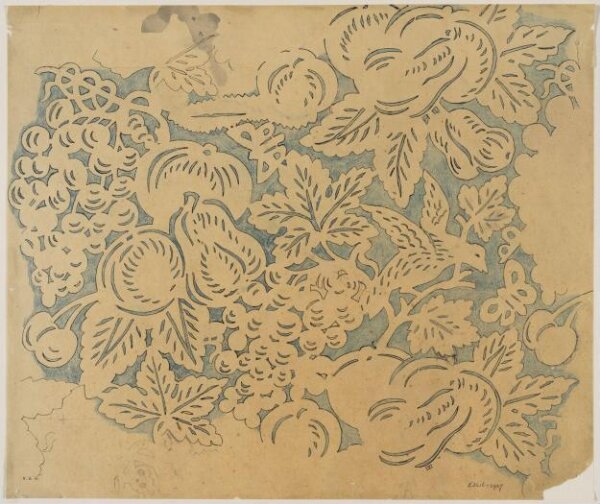 Drawing of a rood screen | James Richardson Holliday | V&A Explore The ...