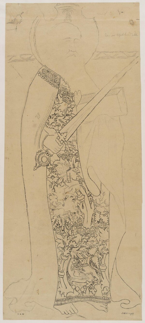 Drawing of a rood screen | James Richardson Holliday | V&A Explore The ...