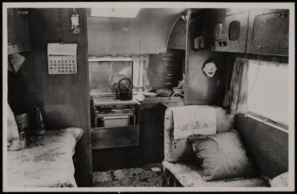 interior of a circus members living space | Hinde, John Wilfrid | V&A ...