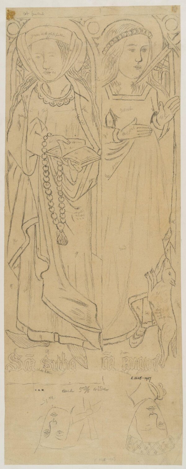 Drawing of a rood screen | James Richardson Holliday | V&A Explore The ...