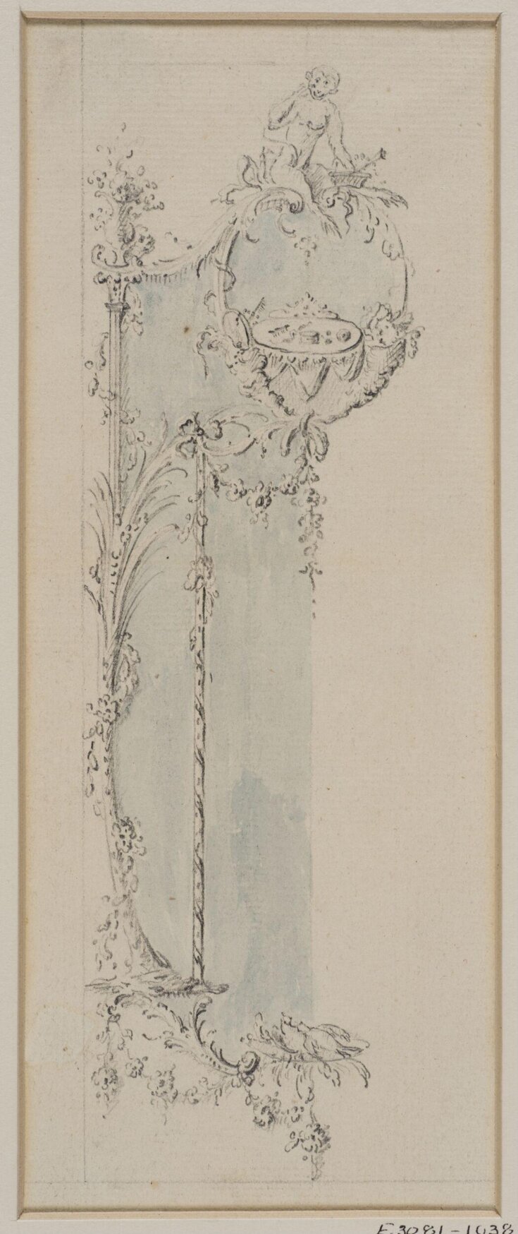 Design for a pier glass | Unknown | V&A Explore The Collections