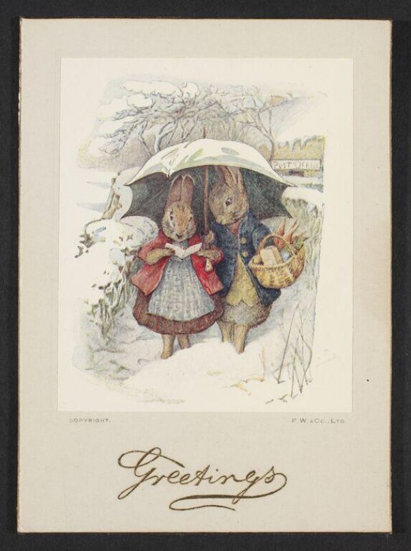 Greeting Card | Beatrix Potter | V&A Explore The Collections