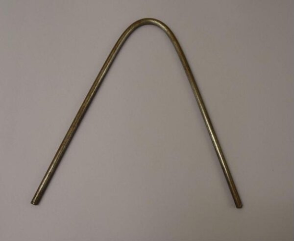 Steel bar bent by the strong woman, Joan Rhodes | V&A Explore The ...