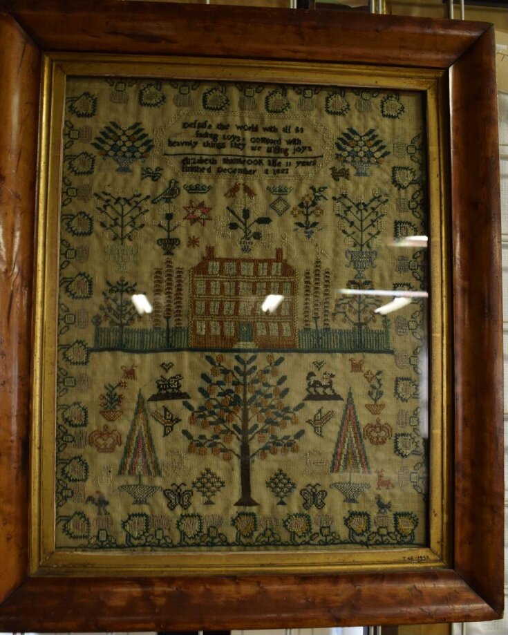 Sampler | Shambrook, Elizabeth | V&A Explore The Collections