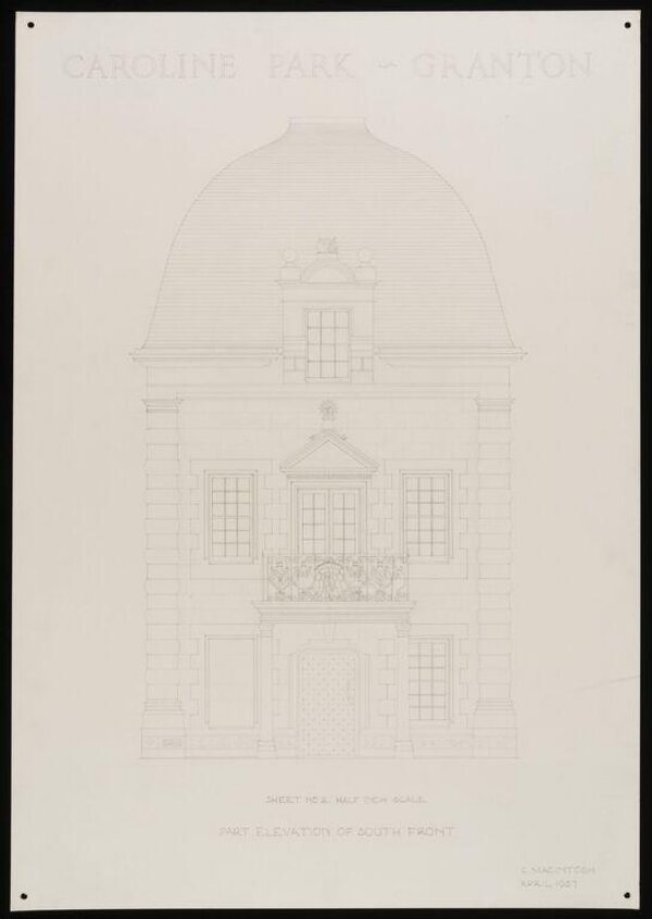 Architectural drawing (student work) | Catherine (Kate) Macintosh | V&A ...