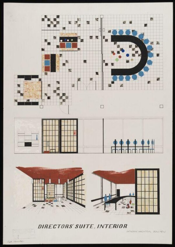 Architectural drawing (student work) | Catherine (Kate) Macintosh | V&A ...