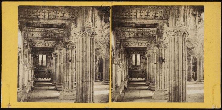 Interior of Rosslyn Chapel - North Aisle | G. W. Wilson | V&A Explore ...