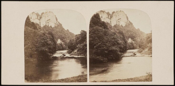 Stereoscopic photograph of a landscape with river | Unknown | V&A ...