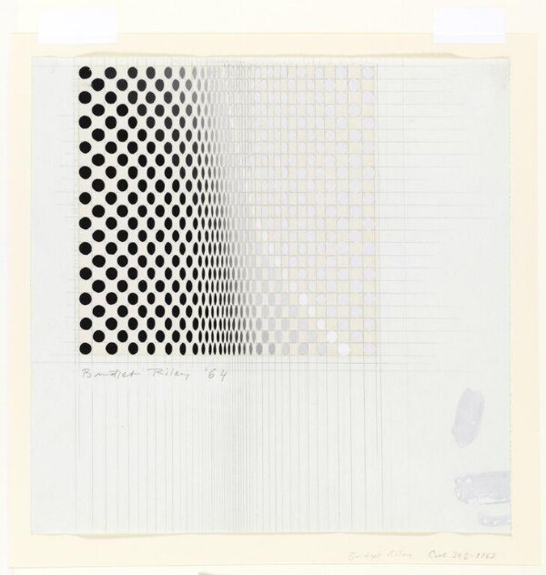 Study for the painting 'Pause' | Bridget Riley | V&A Explore The ...