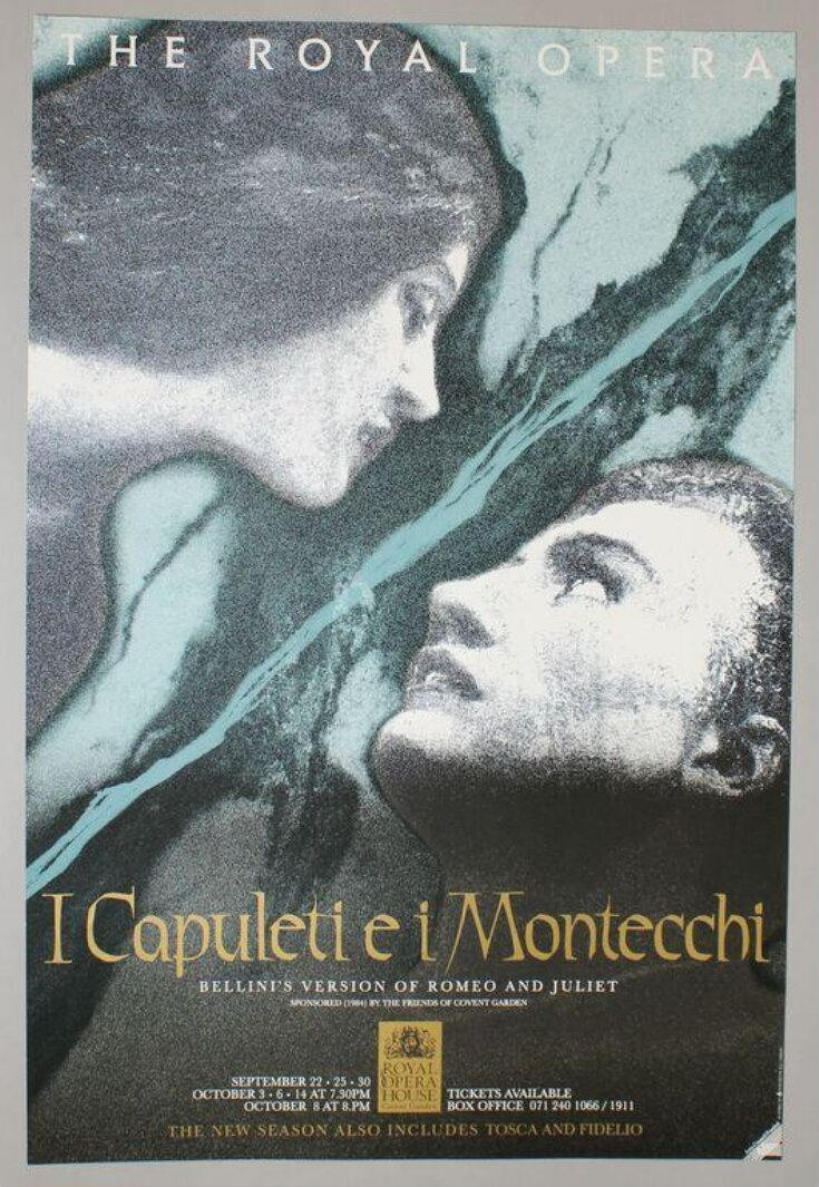 I Capuleti e I Montecchi poster | V&A Explore The Collections