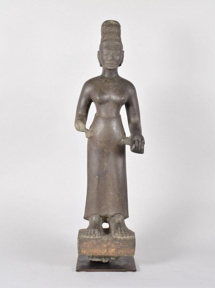 Figure of a standing female deity, possibly Uma | Unknown | V&A Explore ...