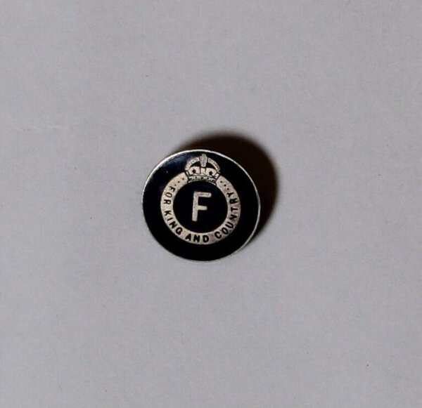 British Union of Fascists badge, 1930s, belonging to Mrs Gabrielle ...