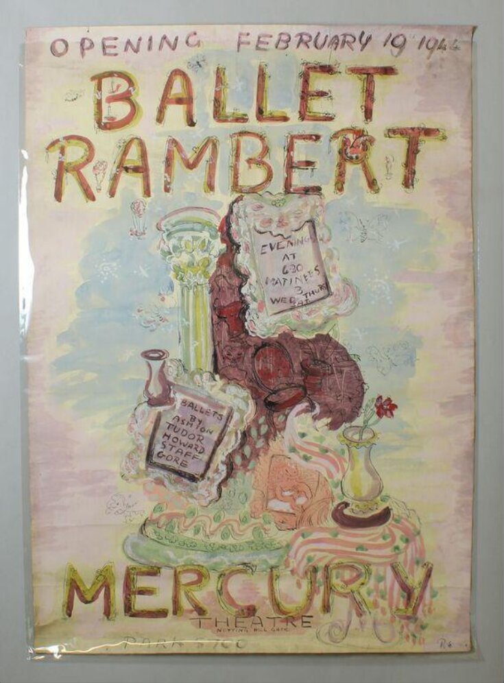 Ronald Wilson poster for Ballet Rambert | Wilson, Ronald | V&A Explore ...