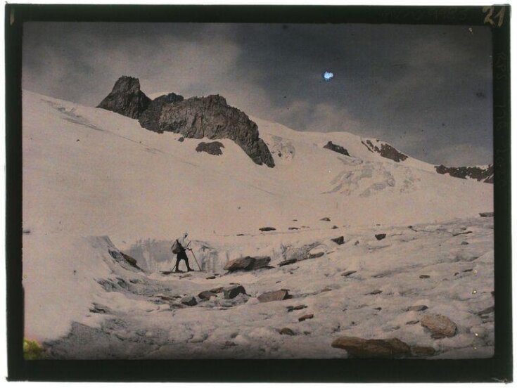 Ötztal: A Glacier chasm | Paneth, Friedrich Adolf | V&A Explore The ...