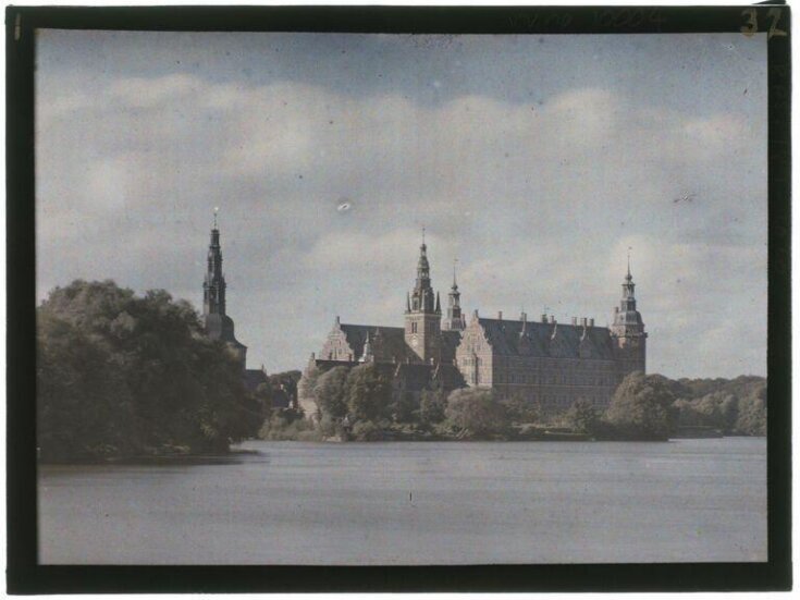 View of the Frederiksborg castle near Copenhagen | Paneth, Friedrich ...