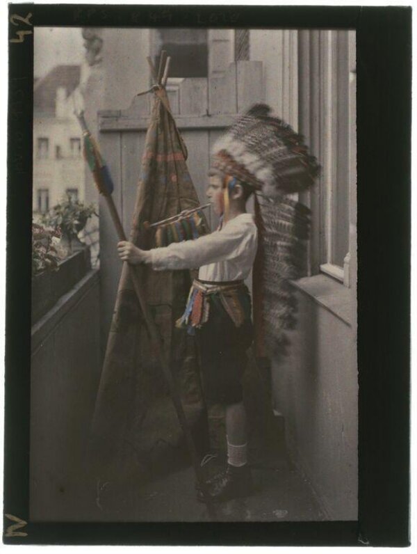 Berlin: Heinz dressed as an Indian | Paneth, Friedrich Adolf | V&A ...