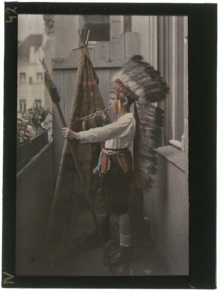 Berlin: Heinz dressed as an Indian | Paneth, Friedrich Adolf | V&A ...