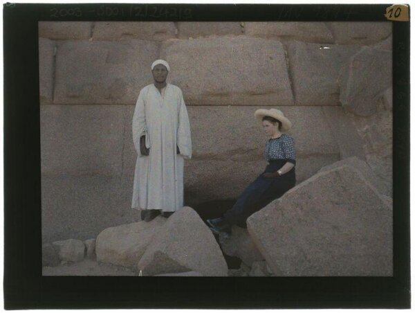 The entrance to the Pyramid of Menkare | Paneth, F.A. | V&A Explore The ...