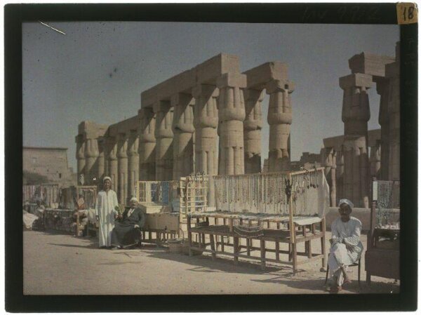 Luxor: Stalls at the Temple of Luxor | Paneth, Friedrich Adolf | V&A ...
