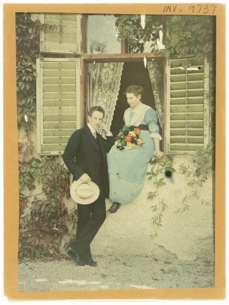 Self portrait with Else | Paneth, F.A. | V&A Explore The Collections