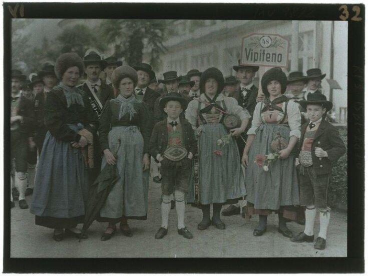 Group in Tyrolean costume | Paneth, Friedrich Adolf | V&A Explore The ...