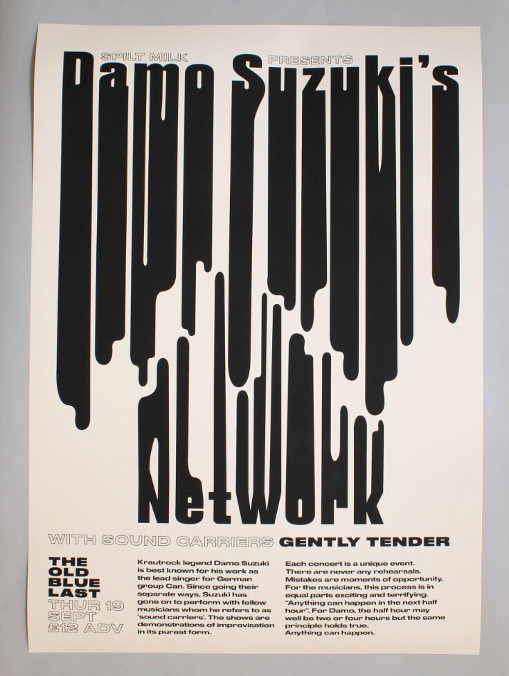 Damo Suzuki's Network | Pardini, Raissa | V&A Explore The Collections