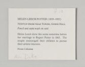 Newton from near Tower, Gorse Hall | Leech, Helen | V&A Explore The ...