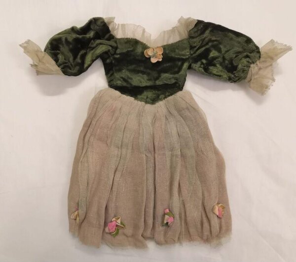 Dress for a marionette in the Tiller-Clowes troupe, late 19th century ...