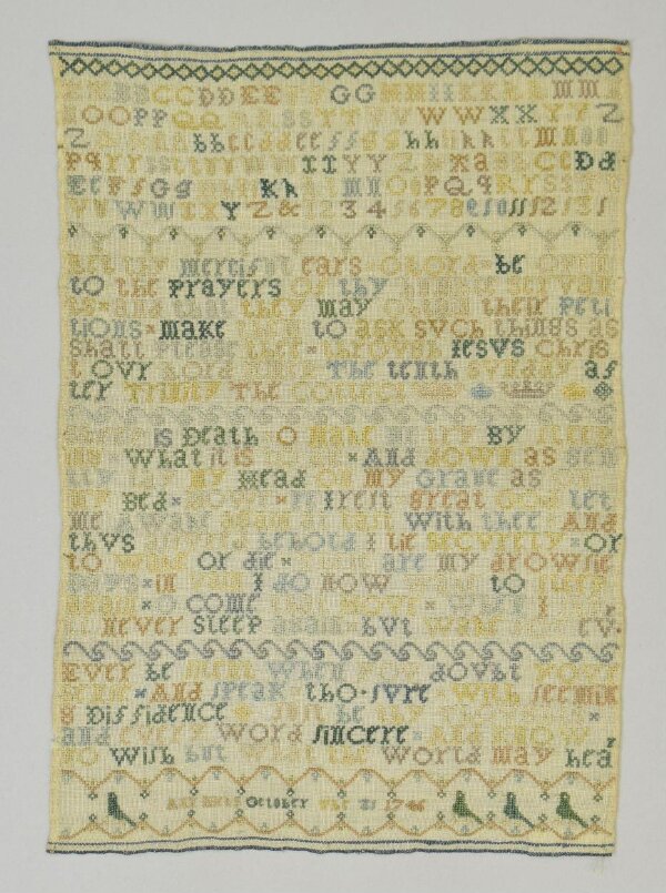 Sampler | Hicks, Ann | V&A Explore The Collections