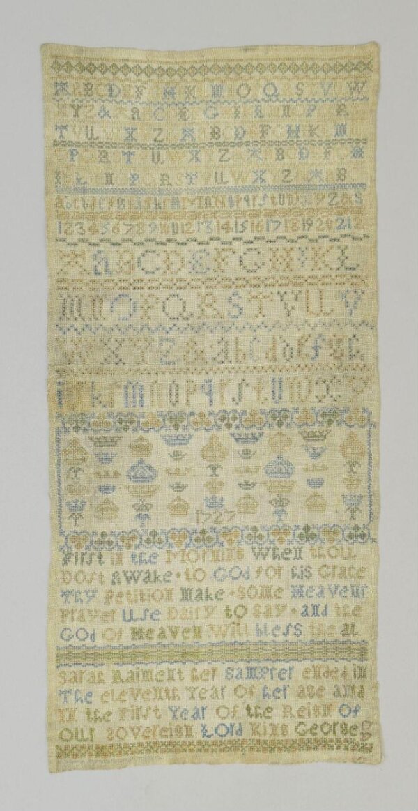Sampler | Sarah Raiment | V&A Explore The Collections